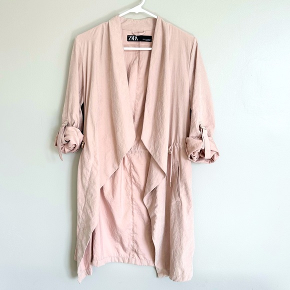 Zara | Jackets & Coats | Zara Xs Shacket Blush | Poshmark